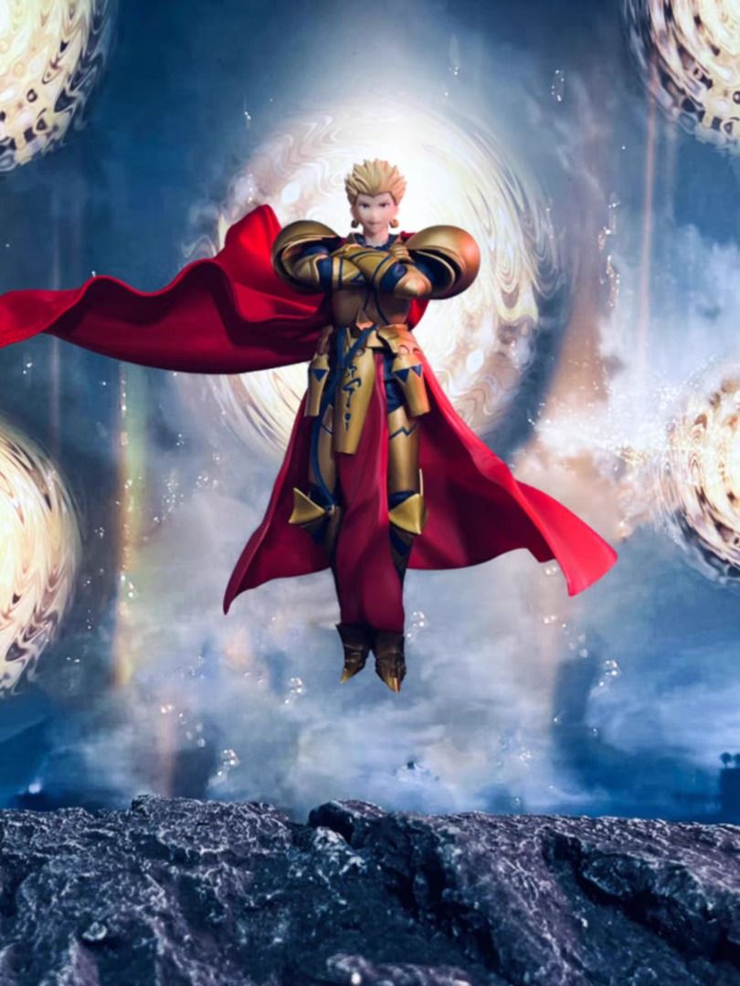 Figma Gilgamesh (Archer) custom 1/12 wired fabric cape (Fate/Grand ...