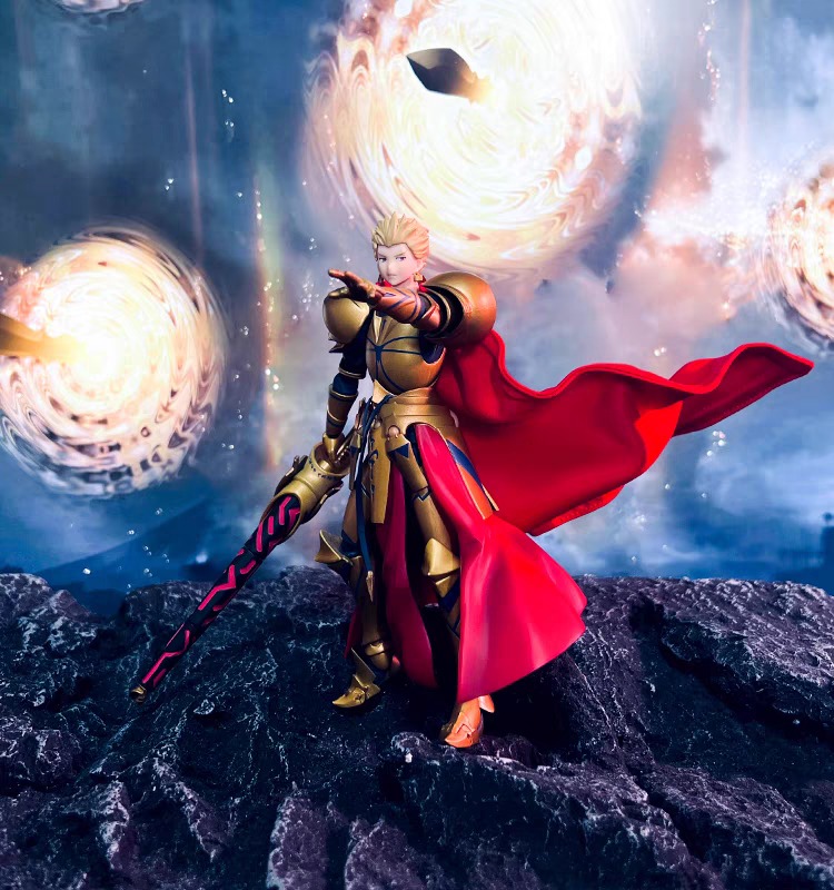 Figma Gilgamesh (Archer) custom 1/12 wired fabric cape (Fate/Grand ...