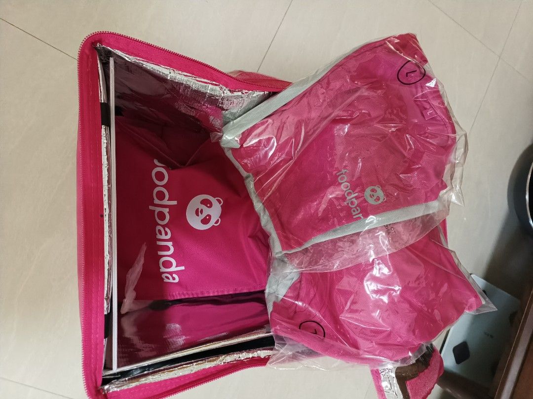 Foodpanda delivery box, Motorcycles, Motorcycle Accessories on Carousell