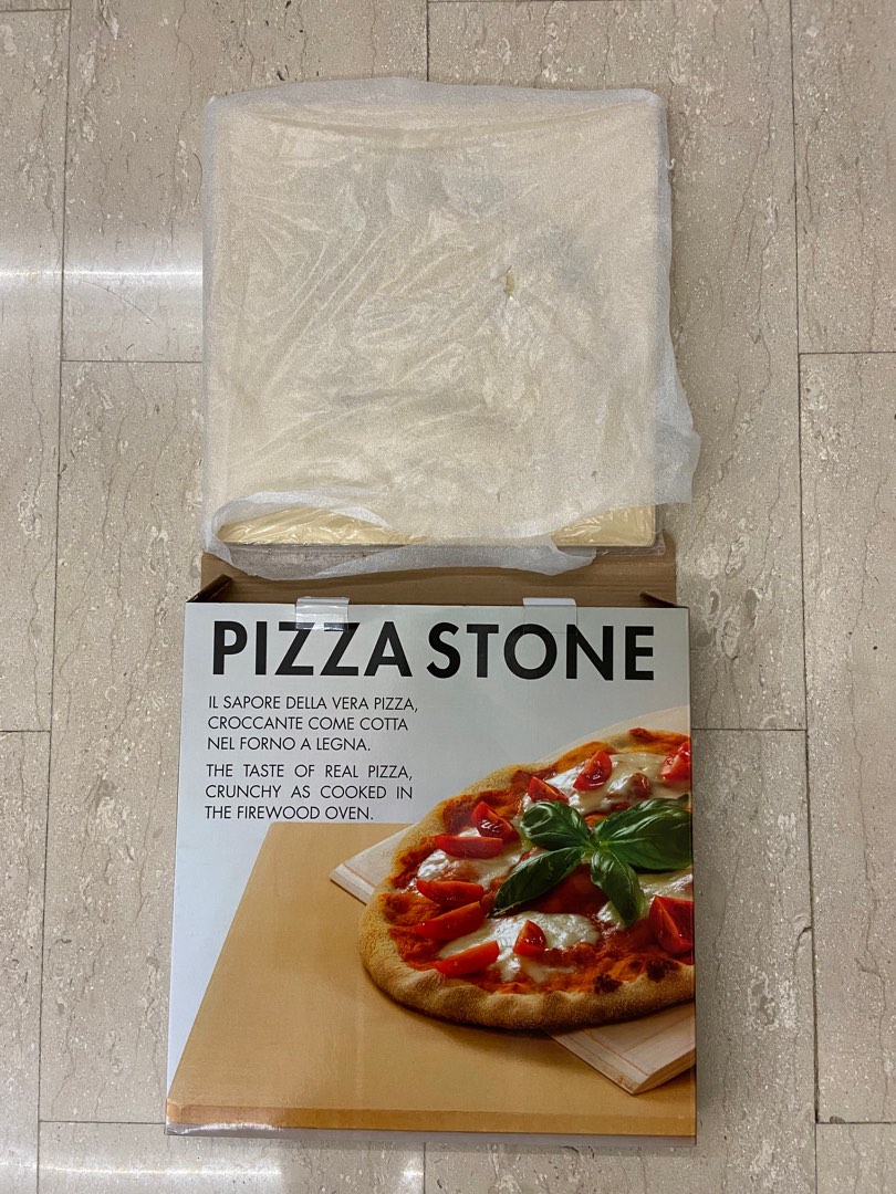 [FREE] pizza stone for baking in oven, Furniture & Home Living ...