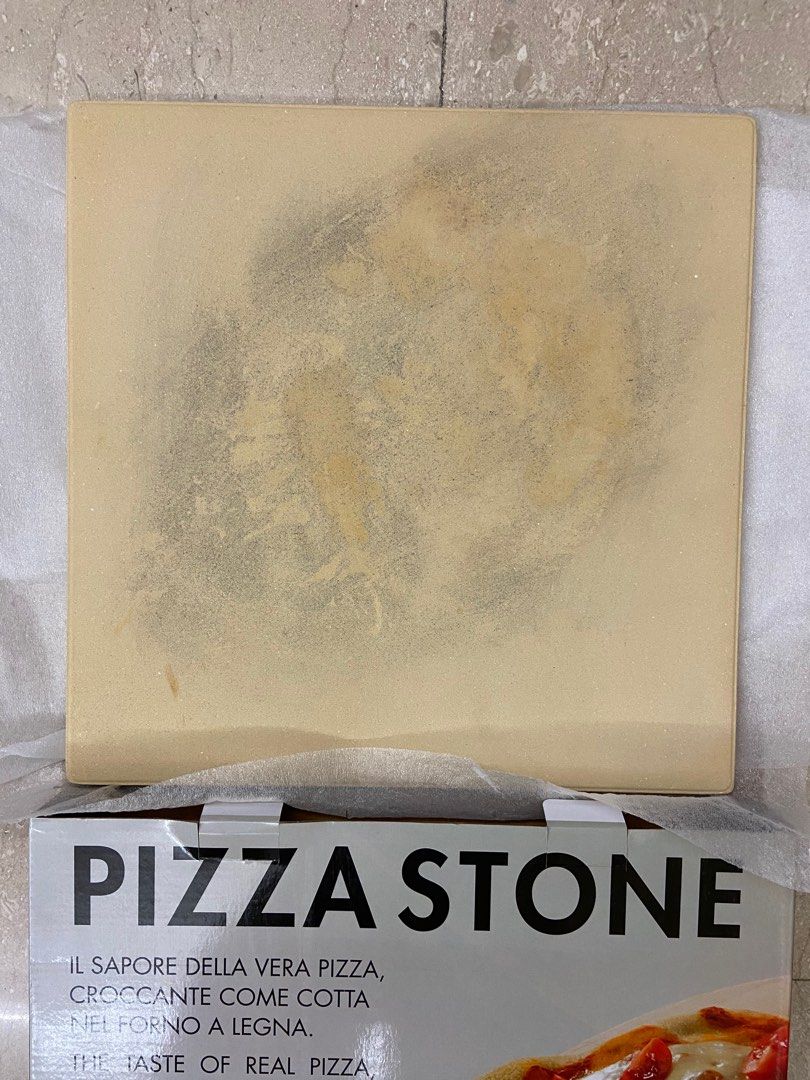 [FREE] pizza stone for baking in oven, Furniture & Home Living ...