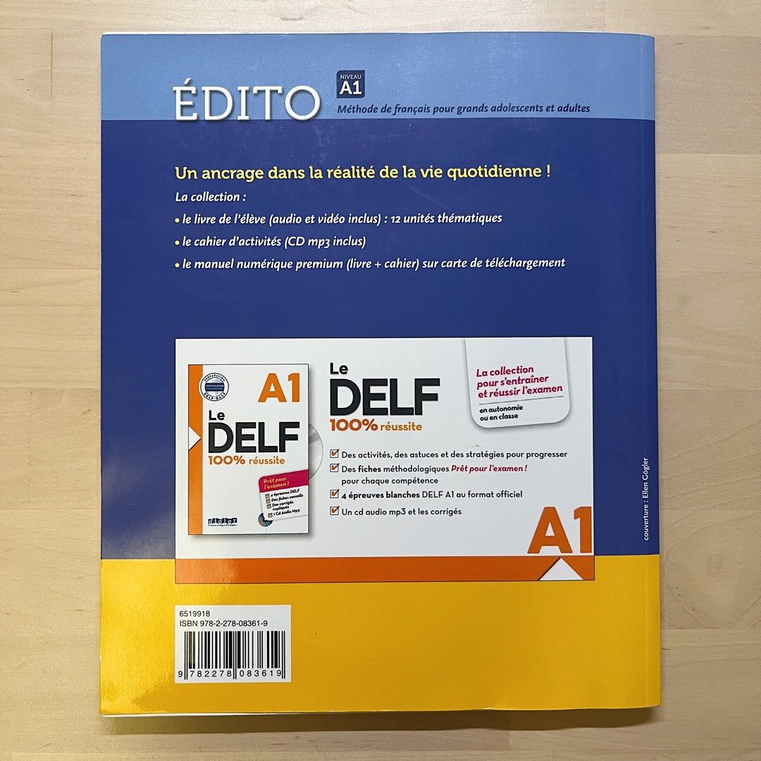 French Edito A1 Books, Hobbies & Toys, Books & Magazines, Textbooks on ...
