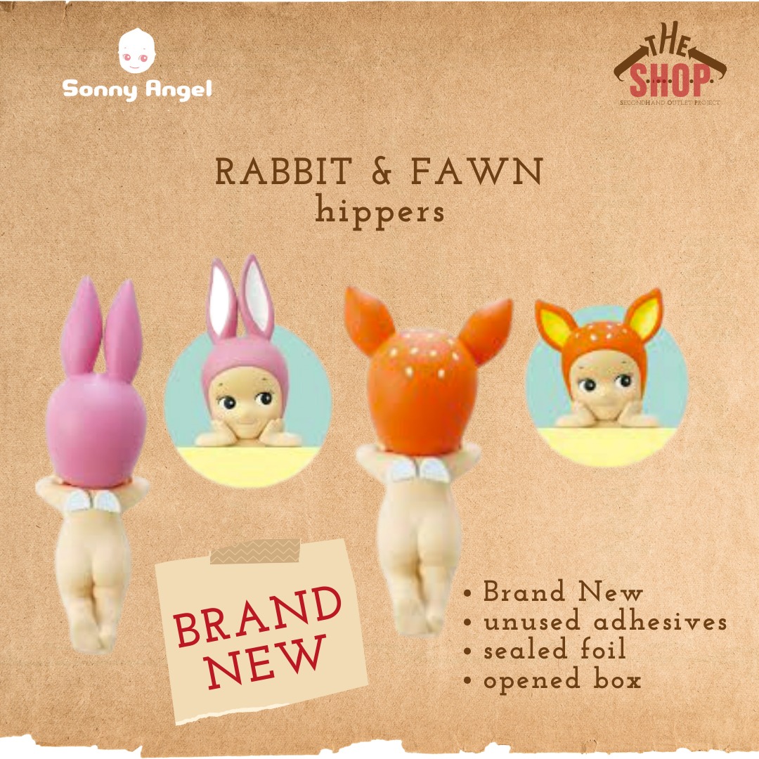 FS 2 Sets - Sonny Angel Animal Hippers - Rabbit and Fawn, Hobbies ...