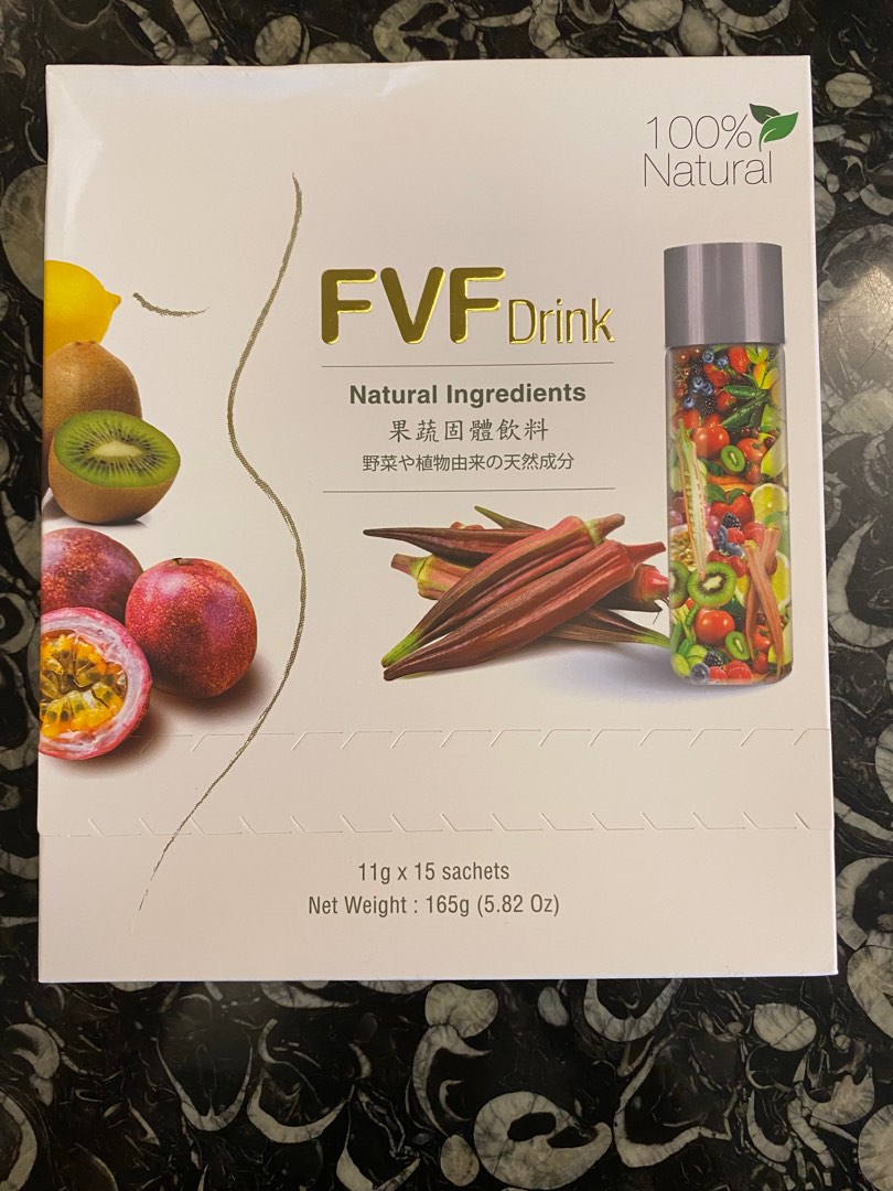 FVF fruits and vegetables fiber drink, Health & Nutrition, Health ...