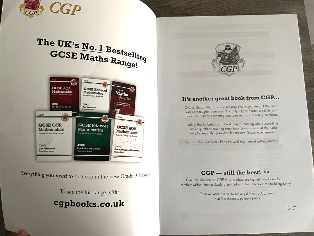 GCSE Mathematics Workbook Grade 9, Hobbies & Toys, Books & Magazines ...