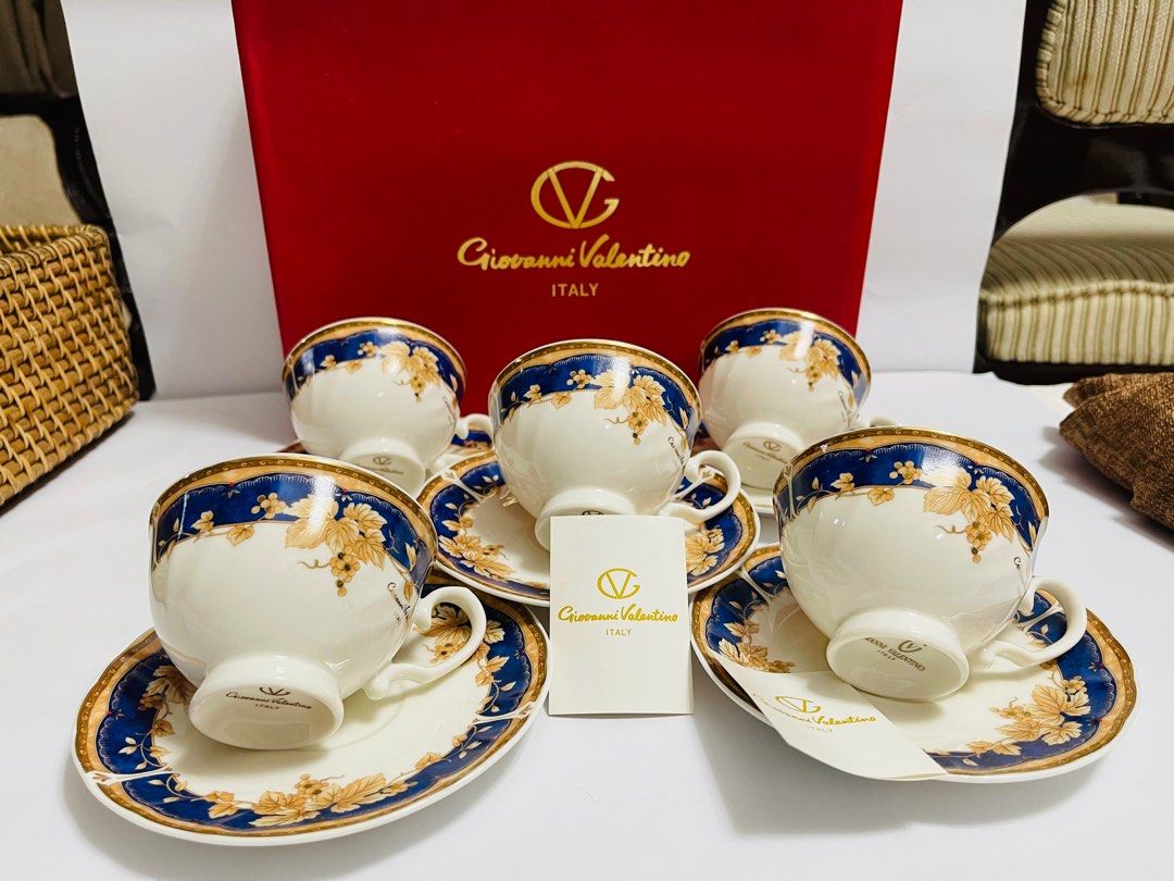 Giovanni Valentino Italy (cup and saucer), Furniture & Home Living ...