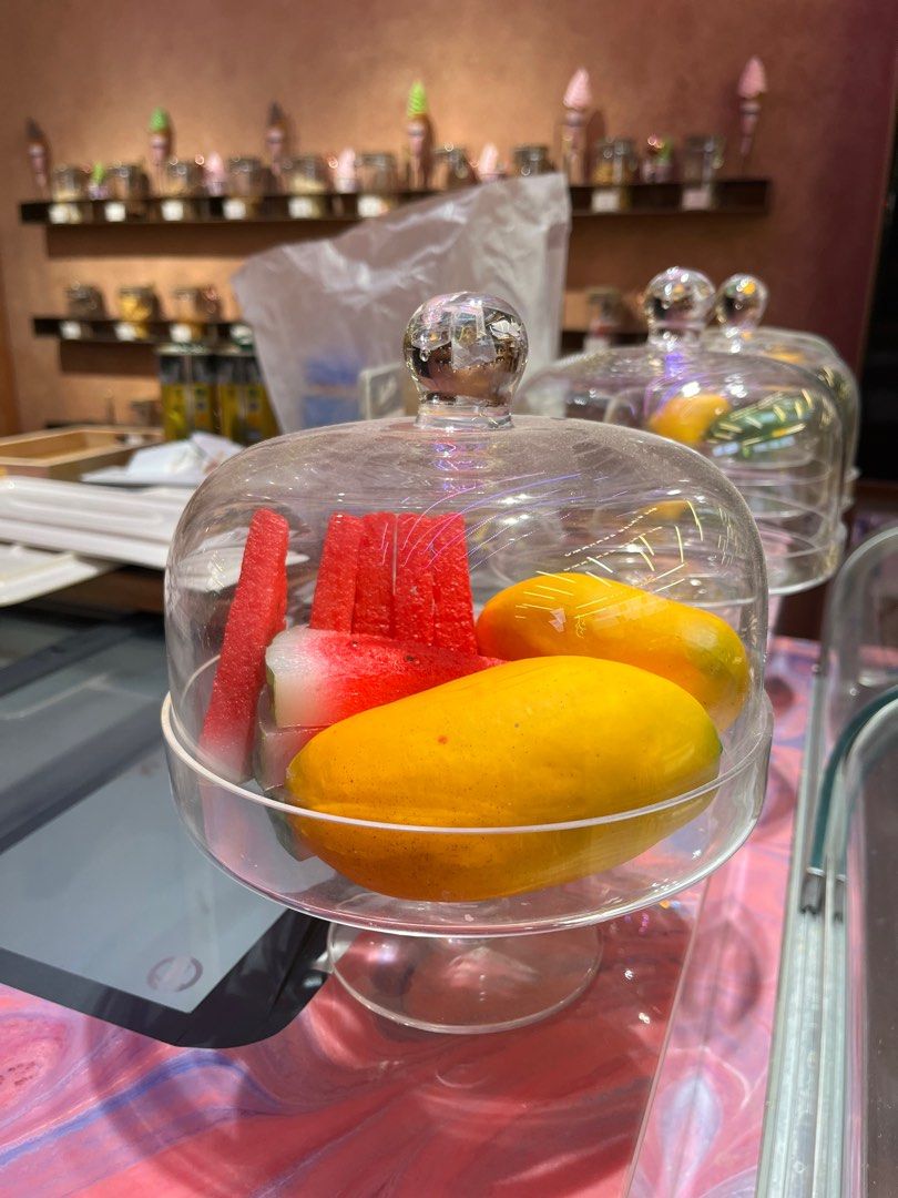 Glass Dome Pastry Display Plate, Furniture & Home Living, Kitchenware ...