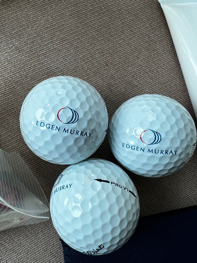 Golf ball set with sunscreen lotion ( Edgen Murray ) gift set, Sports ...