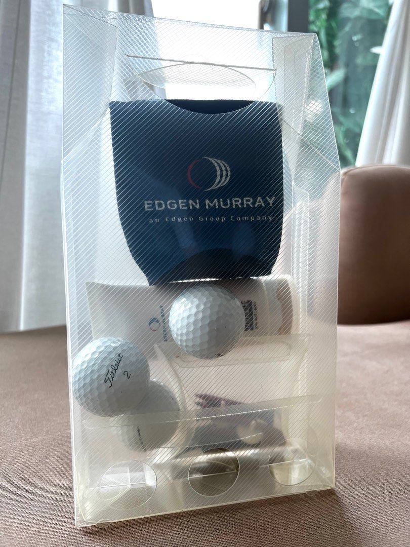Golf ball set with sunscreen lotion ( Edgen Murray ) gift set, Sports ...