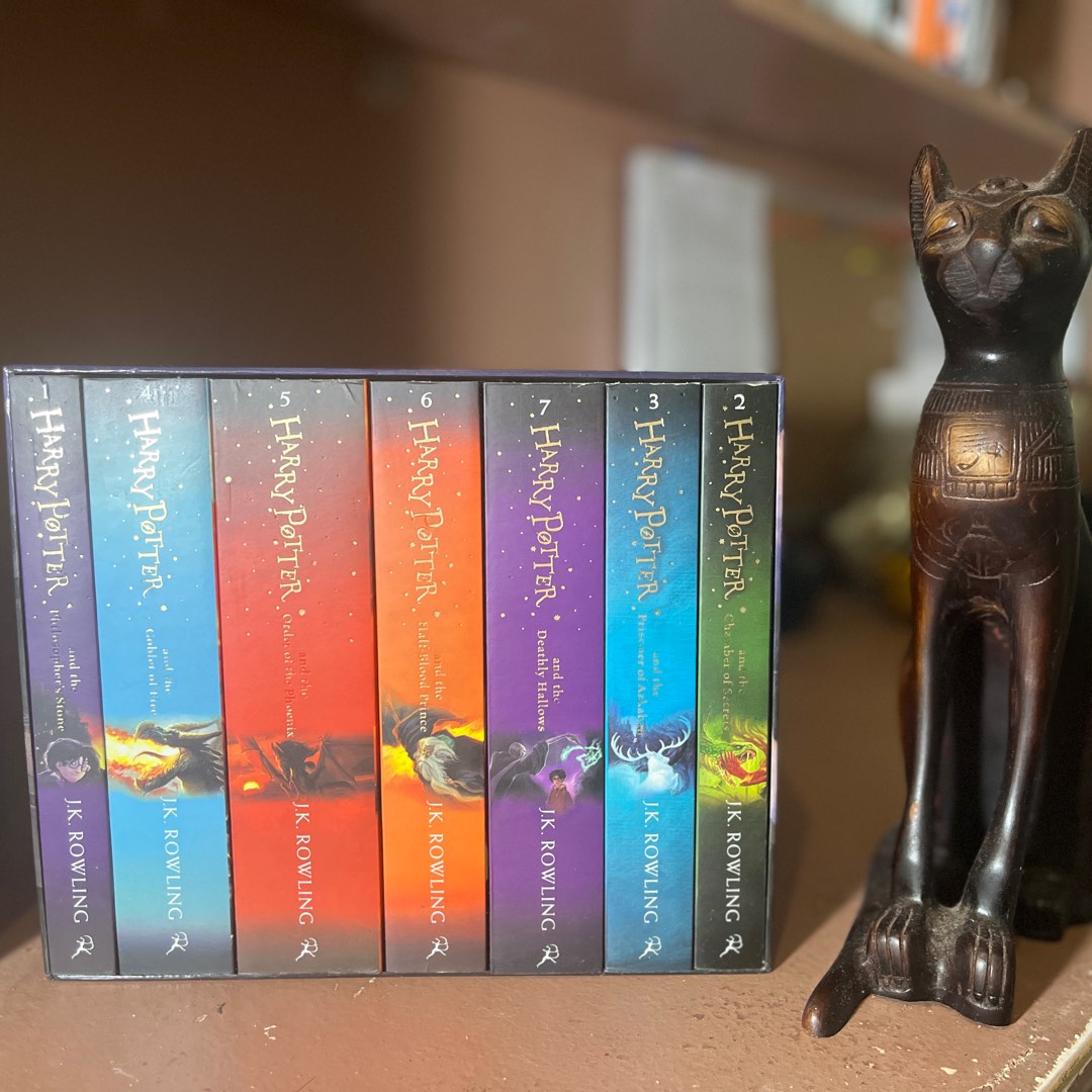 Harry Potter Book Set Hobbies Toys Books Magazines Fiction Non harry-potter-book-set-hobbies-toys-books-magazines-fiction-non