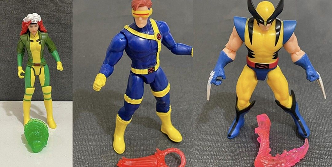 Hasbro Xmen 97 Cyclops, Rogue and Wolverine Set of 3 Collection ...