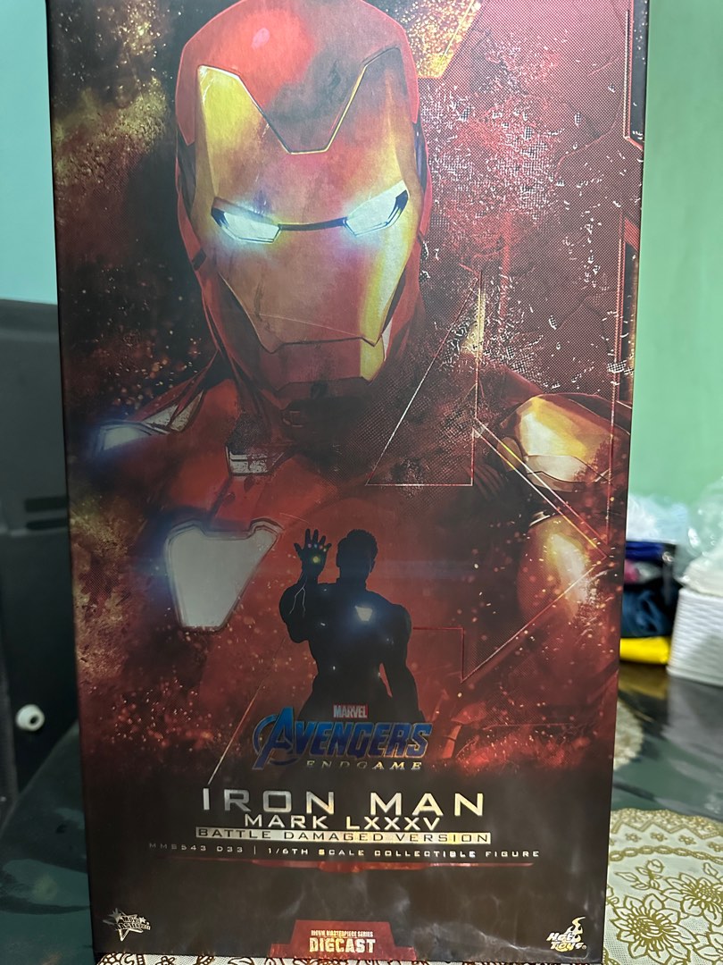 Hot Toys Ironman Mark LXXV 1/6 Scale Diecast, Hobbies & Toys, Toys ...