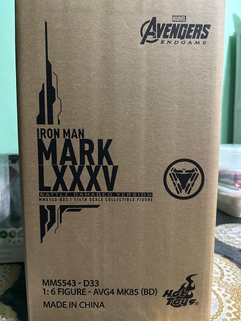 Hot Toys Ironman Mark LXXV Battle Damage Ver. 1/6 Scale Diecast ...