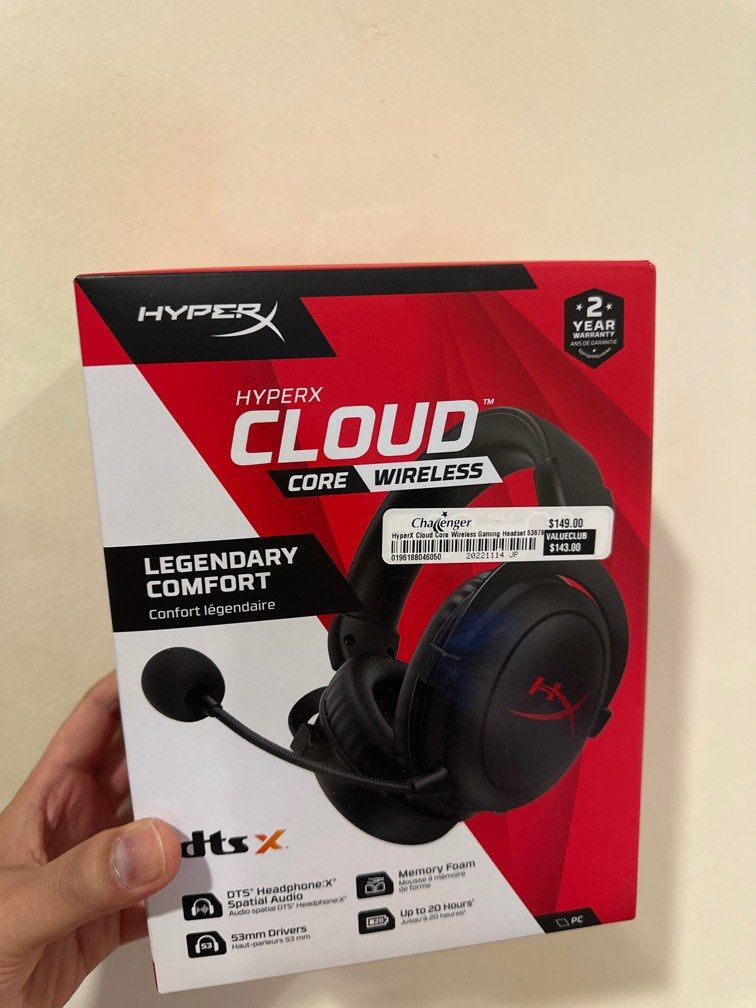 Hyperx Cloud Core Wireless Audio Headphones And Headsets On Carousell