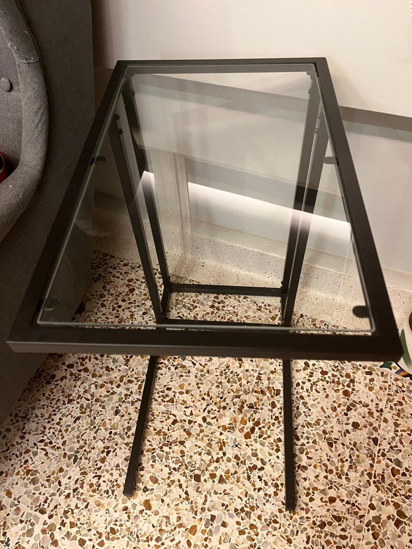 IKEA Vittsjo laptop stand and side table, Furniture & Home Living ...