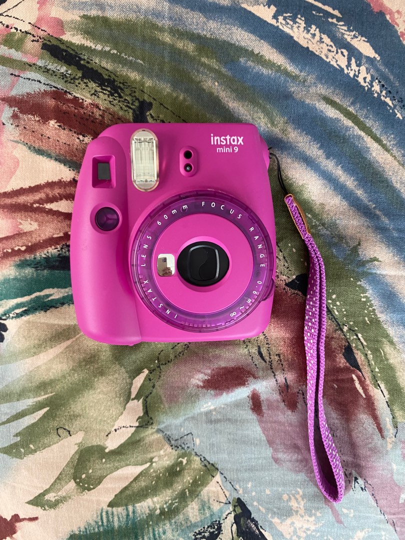 Instax Mini 9 limited edition color purple, Photography, Cameras on ...