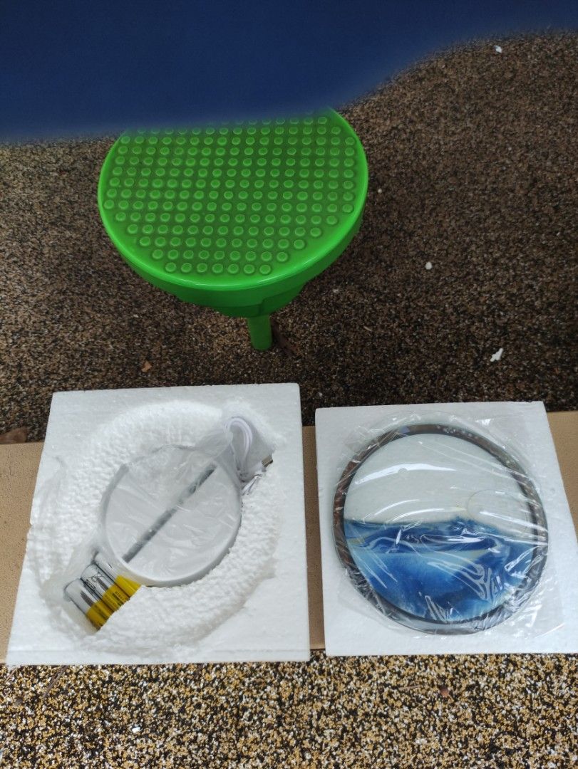 Interstellar 3D Flowing Sand Painting Desk Lamp, Car Accessories ...