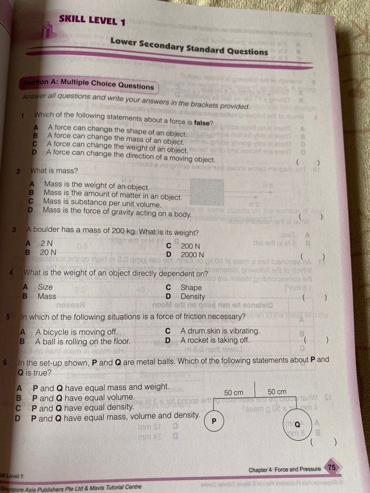 IP Physics Lower Sec Assessment Book, Hobbies & Toys, Books & Magazines ...
