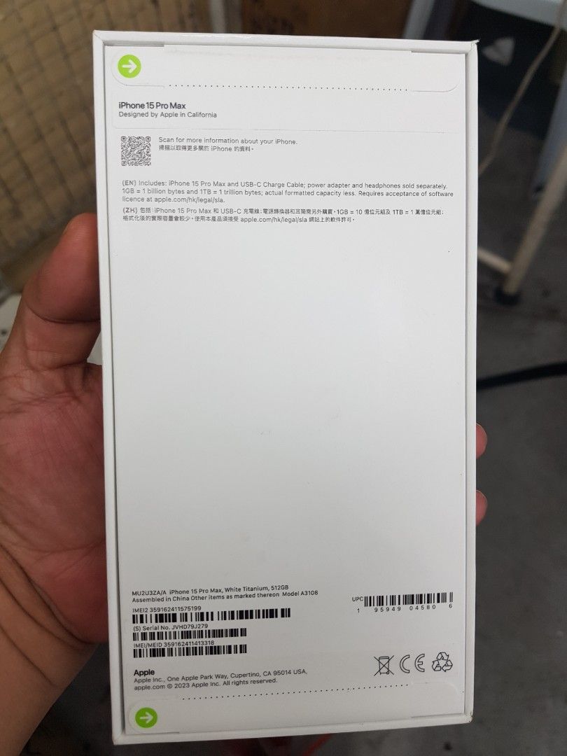 Iphone 15 promax white titanium 512gb brandnew, Mobile Phones & Gadgets ...