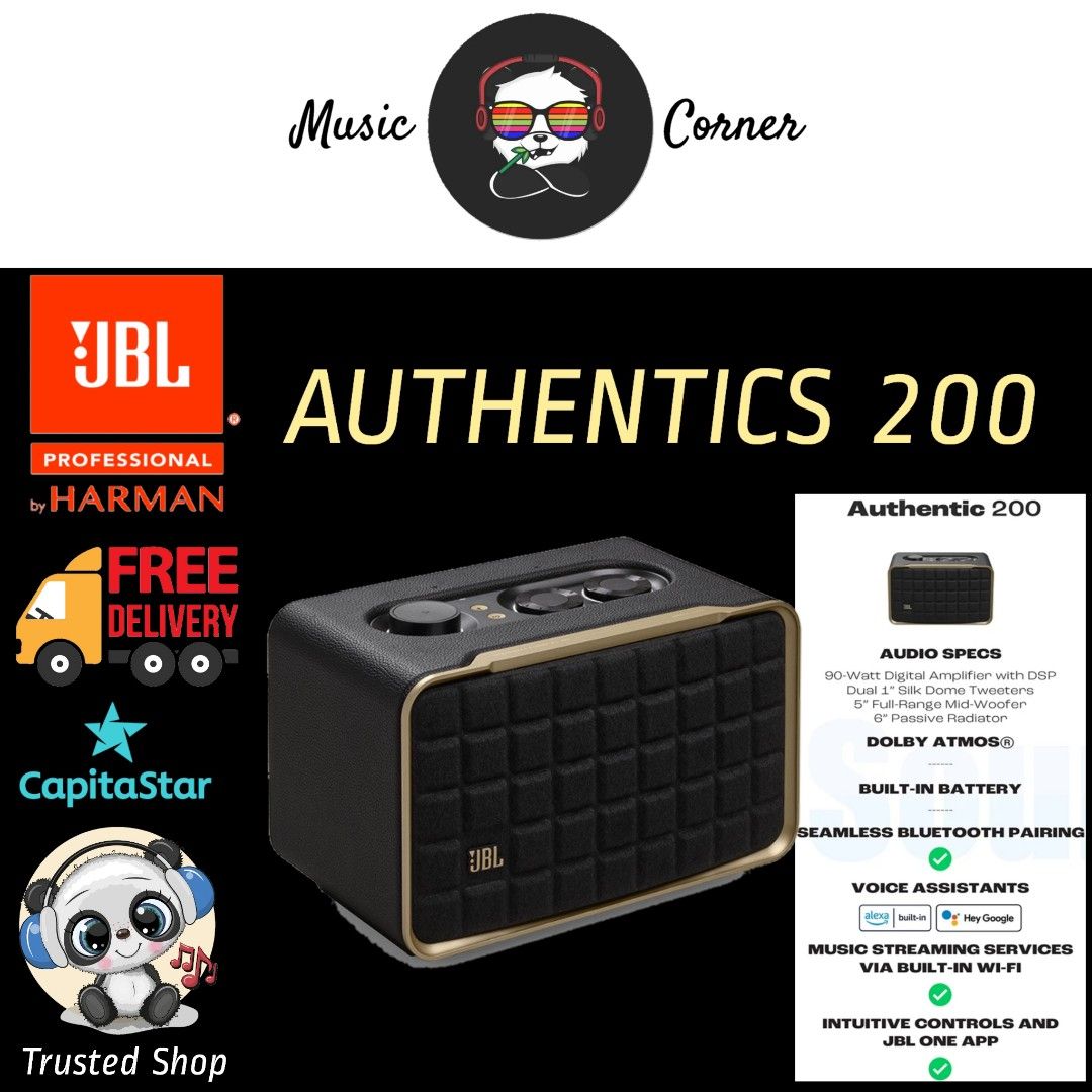 Jbl AUTHENTICS 200 Smart Retro Speaker, Audio, Soundbars, Speakers ...