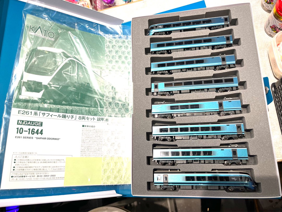車卡編組有誤！初回版！現貨！Kato 10-1644 E261系「サフィール踊り子」Saphir Odoriko 8両套裝 N比例日本鐵路動力模型, 興趣及遊戲, 玩具 & 遊戲類 ...