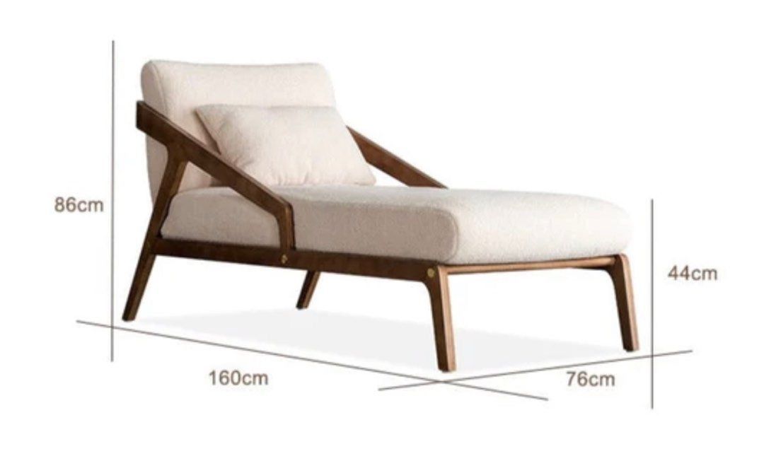 KAYLA Plush Chaise, Furniture & Home Living, Furniture, Chairs on Carousell