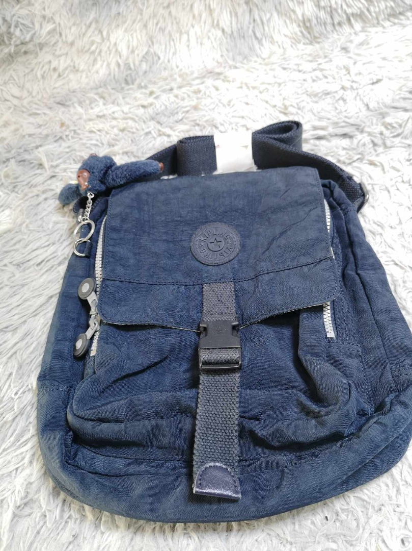 Kipling Blue Zipper Crossbody Bag, Women's Fashion, Bags & Wallets ...