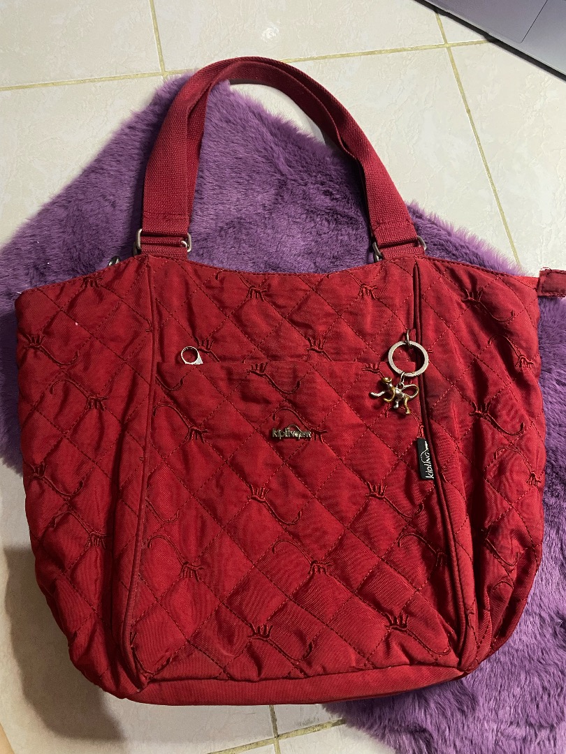 Kipling Red Bag, Luxury, Bags & Wallets on Carousell