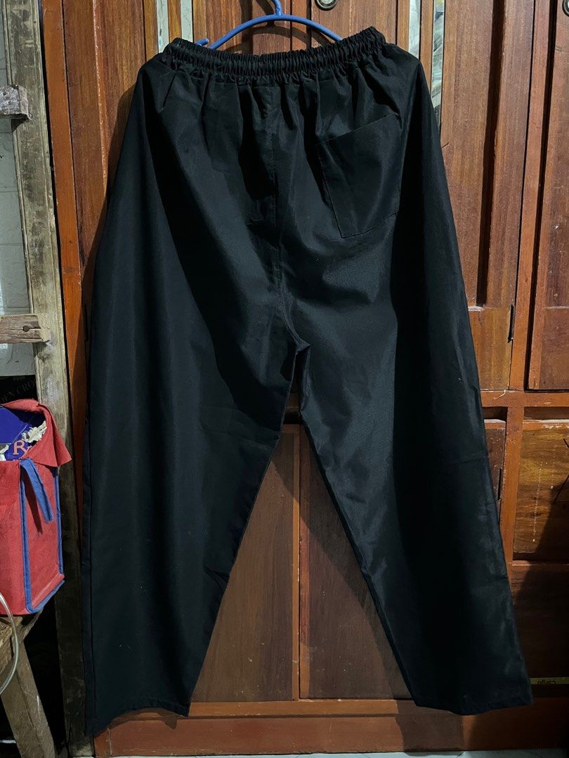 Korean Trouser Garterized Baggy Pants, Men's Fashion, Bottoms, Trousers ...
