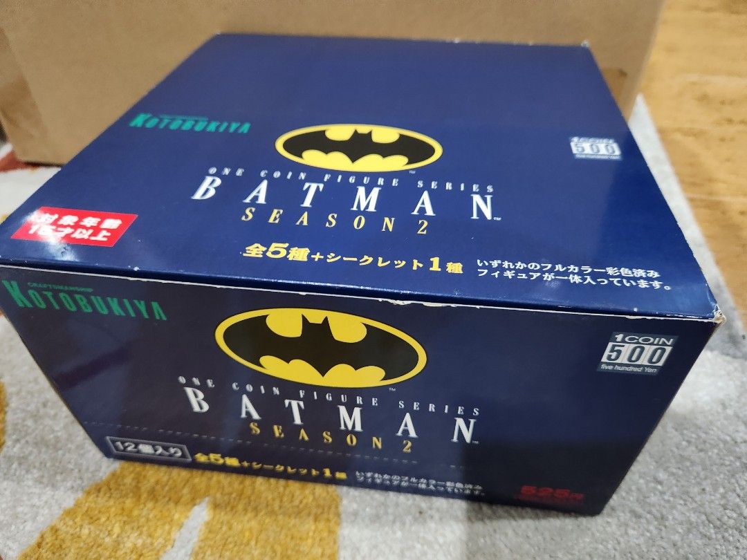 Kotobukiya One Coin Batman Season 2 Figures. Full Case, Sealed ...