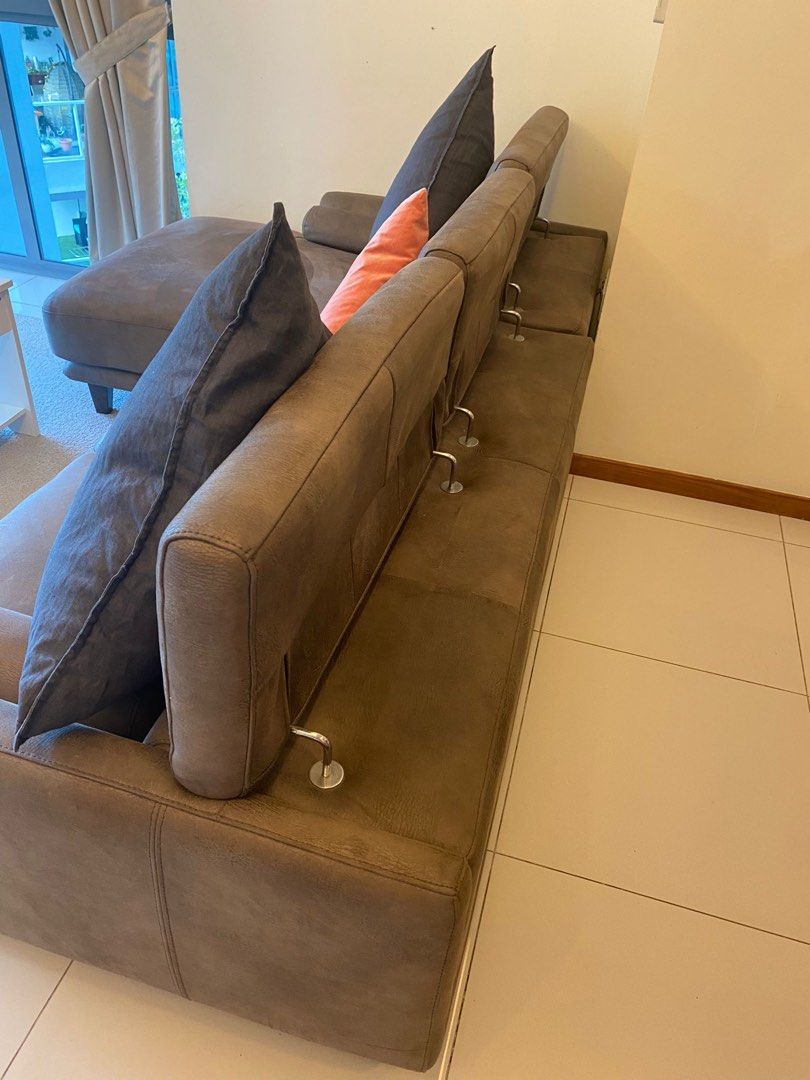 L Shape Sofa origin home - move out sale, Furniture & Home Living, Furniture, Sofas on Carousell