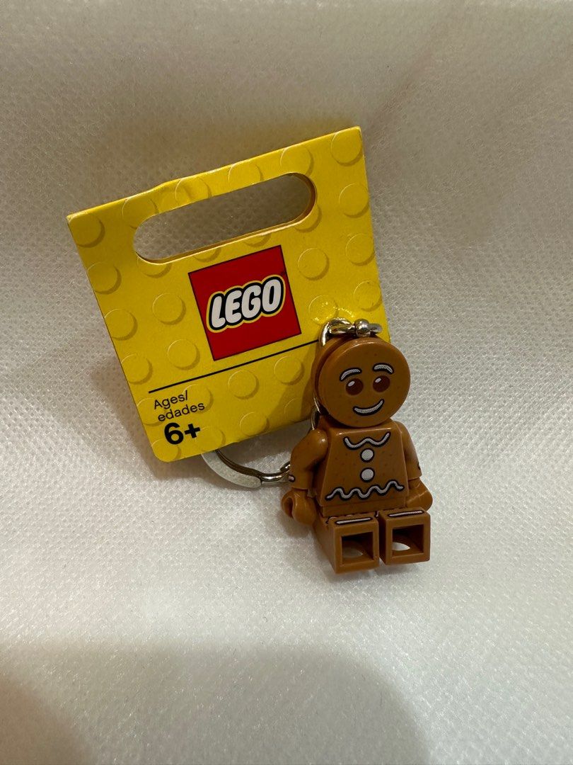 Lego Gingerbread man key chain, Hobbies & Toys, Toys & Games on Carousell