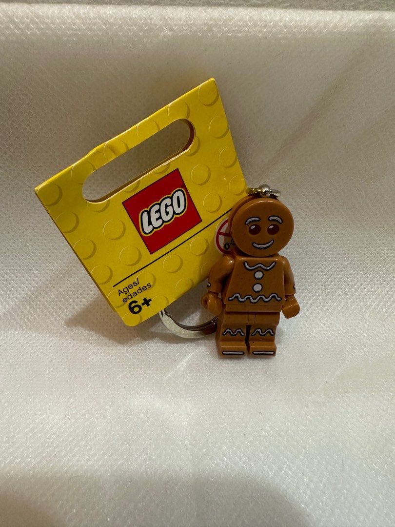 Lego Gingerbread man key chain, Hobbies & Toys, Toys & Games on Carousell