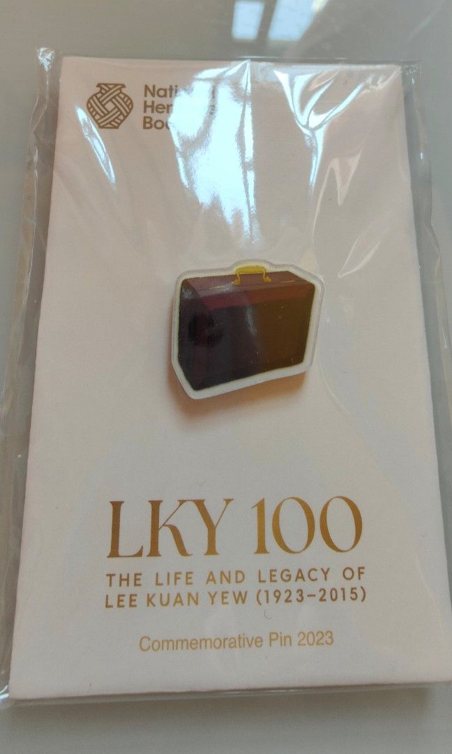 LKY 100 Commemorative Pin (Limited/Heritage Board/Free Smartpac Mailing ...