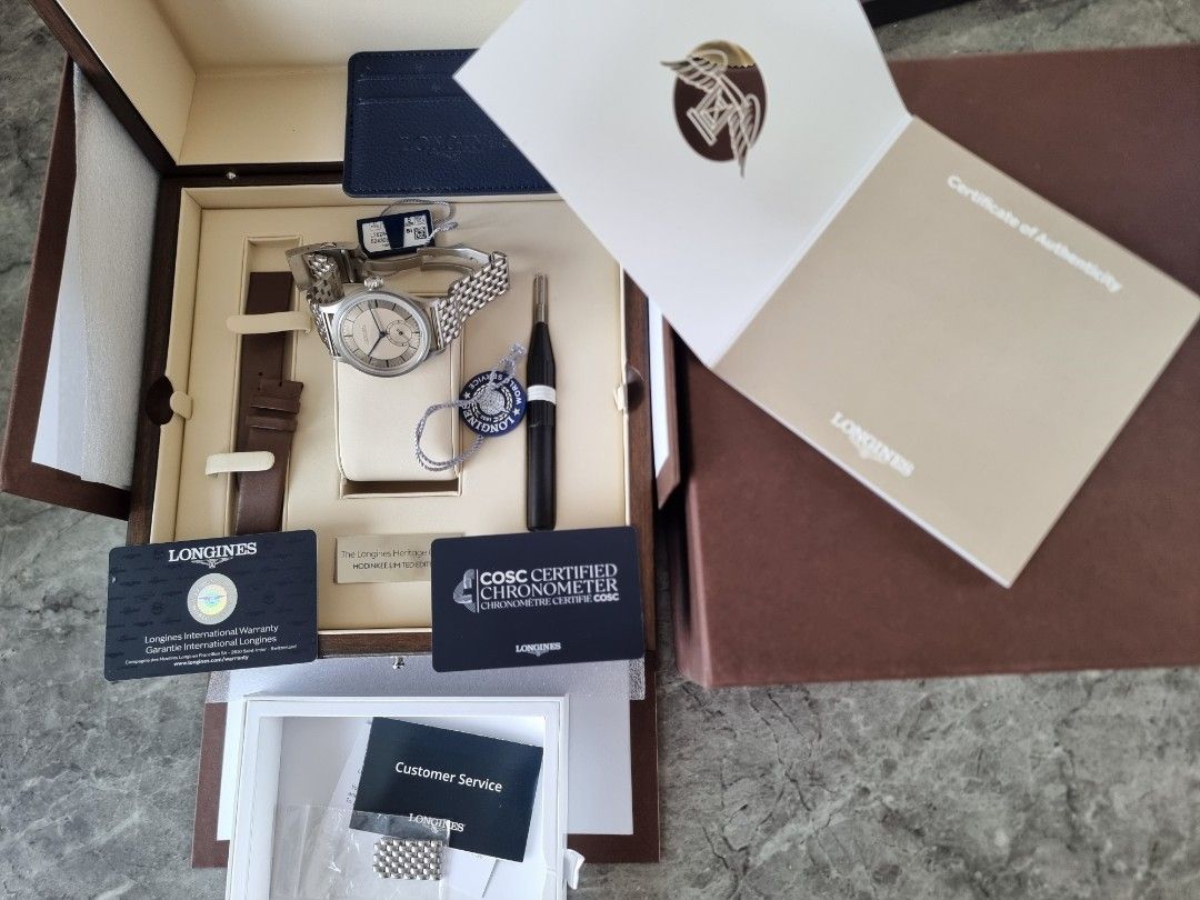 LONGINES HERITAGE CLASSIC HODINKEE SECTOR DIAL LIMITED TO 500 PIECES ...