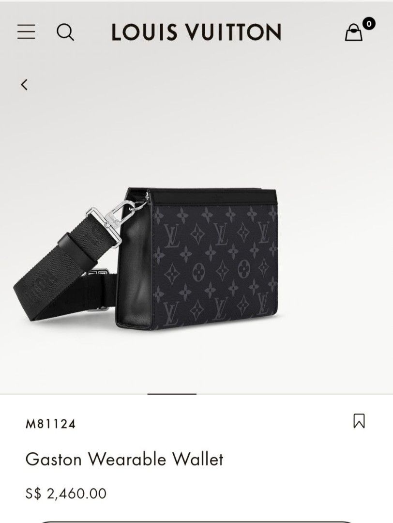 Louis Vuitton (LV) Gaston Wearable Crossbody Bag, Luxury, Bags ...