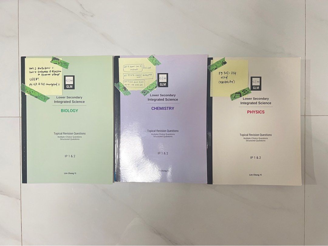 LOWER SECONDARY INTEGRATED SCIENCE CHEMISTRY, BIOLOGY, PHYSICS IP1&2 ...