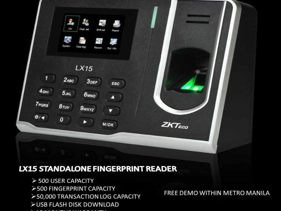 LX15 STANDALONE FINGERPRINT READER, Computers & Tech, Office & Business ...