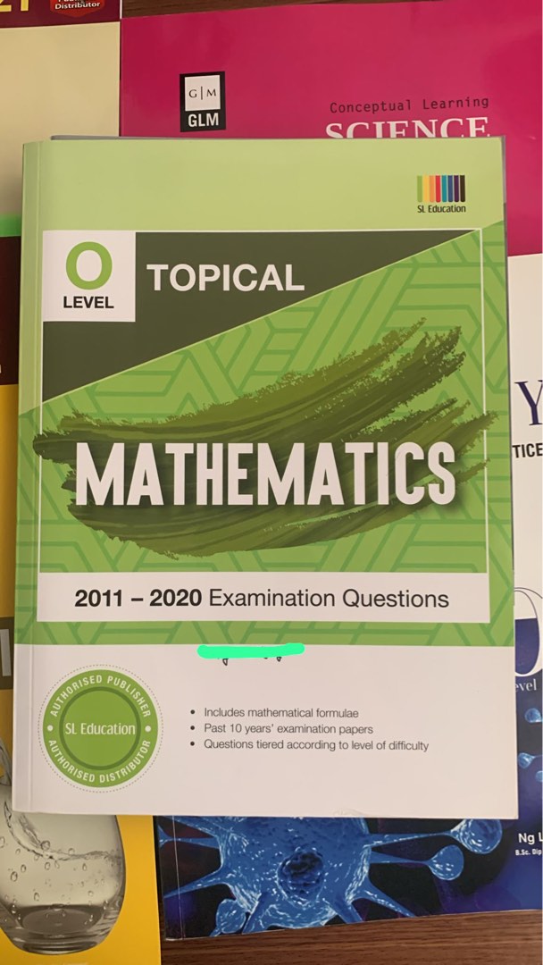 Math O Level Topical, Hobbies & Toys, Books & Magazines, Assessment ...