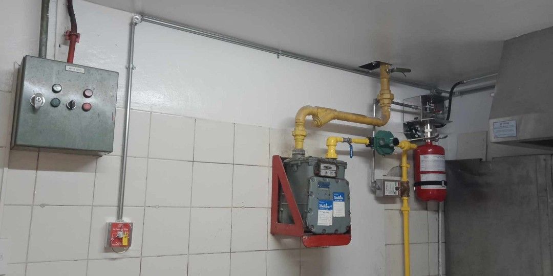 Mechanical Gas Valve Installation and Wck6 Fire Suppression System ...