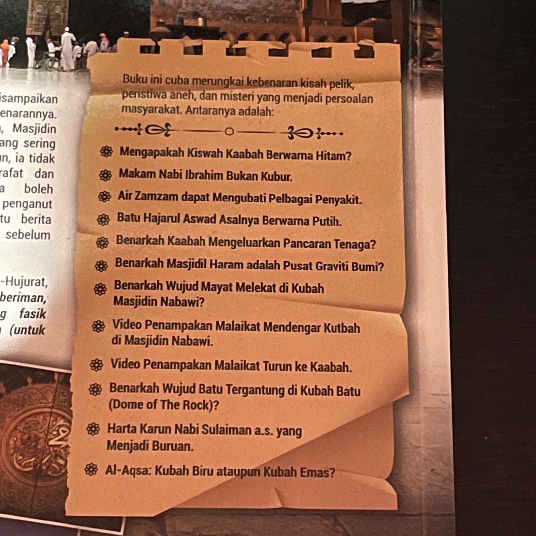 Membongkar Misteri 3 Masjid Suci, Hobbies & Toys, Books & Magazines ... Membongkar Misteri 3 Masjid Suci, Hobbies & Toys, Books & Magazines ...
