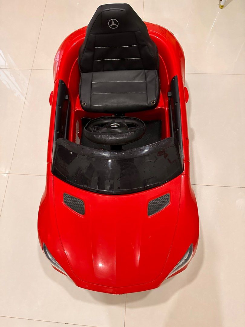 Mercedes AMG red car toddler, Babies & Kids, Infant Playtime on Carousell