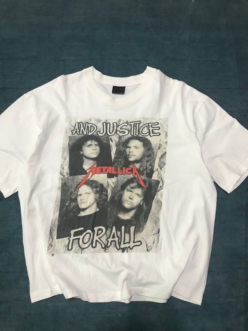 Metallica And justice for all, Men's Fashion, Tops & Sets, Tshirts ...