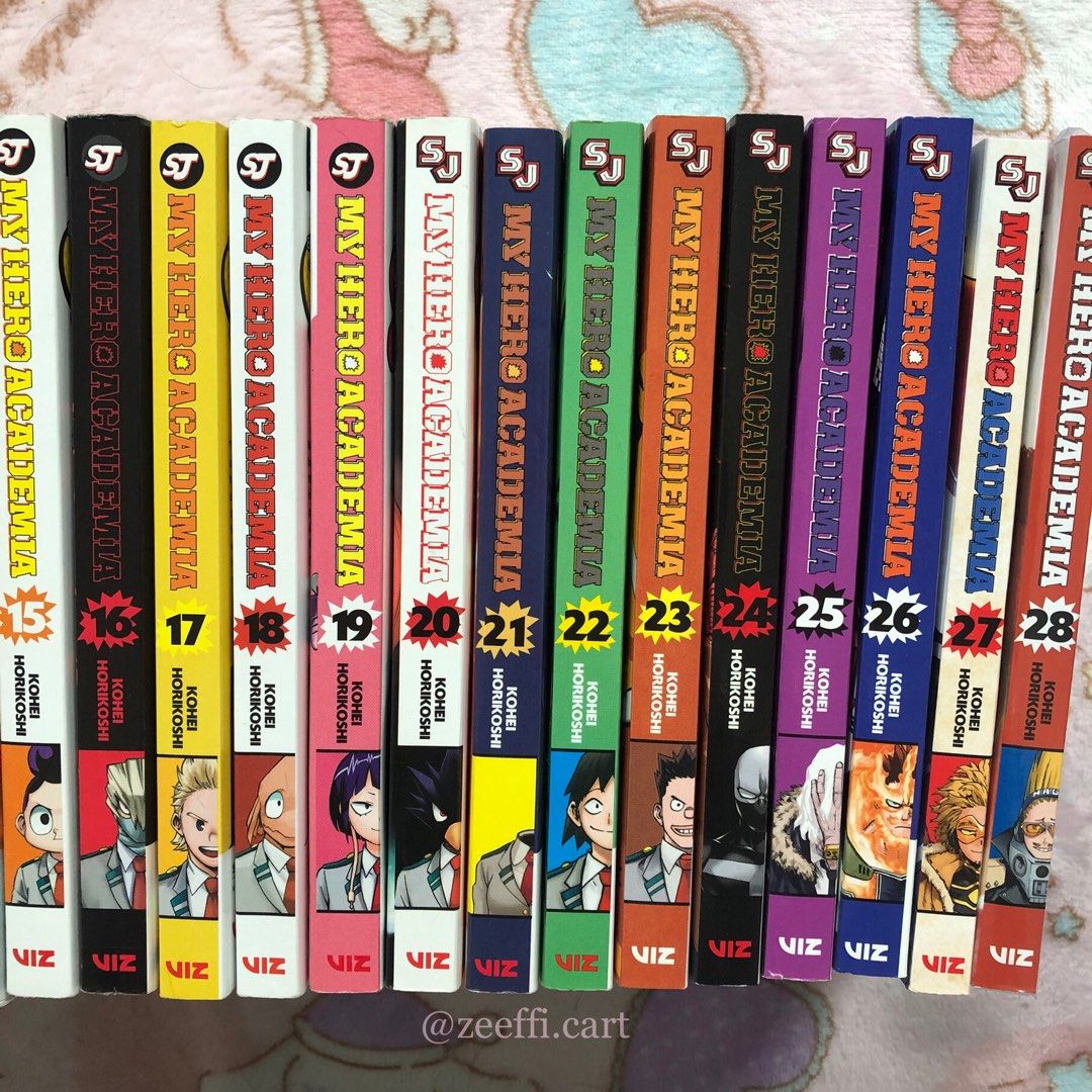 MHA Manga Set ( Vols 1-28), Hobbies & Toys, Books & Magazines, Comics ...