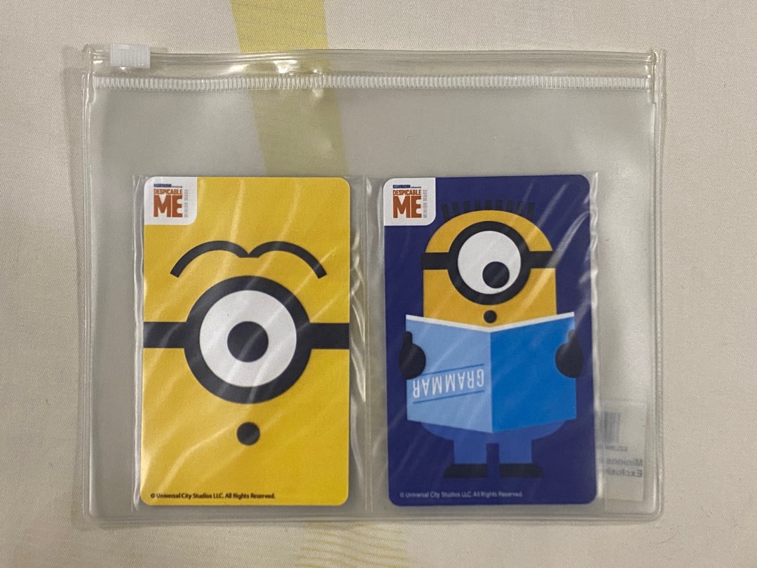 Minion, Despicable Me: EZ-Link Cards (Set of 2), Hobbies & Toys, Travel ...