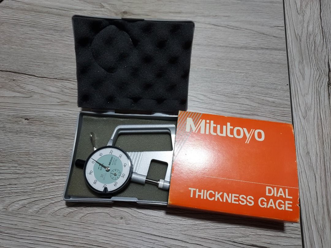 Mitutoyo Thickness Gauge 日本三豐厚度計, 興趣及遊戲, 書本 & 文具, 雜誌及其他 - Carousell