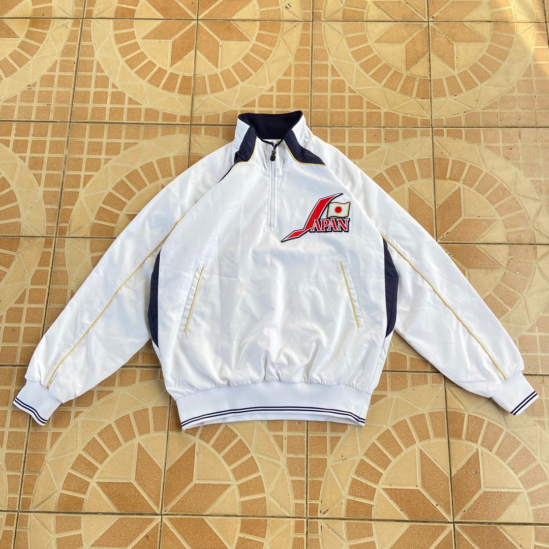 Mizuno Japan Baseball Half Zip Windbreaker Jacket, Men's Fashion, Coats ...