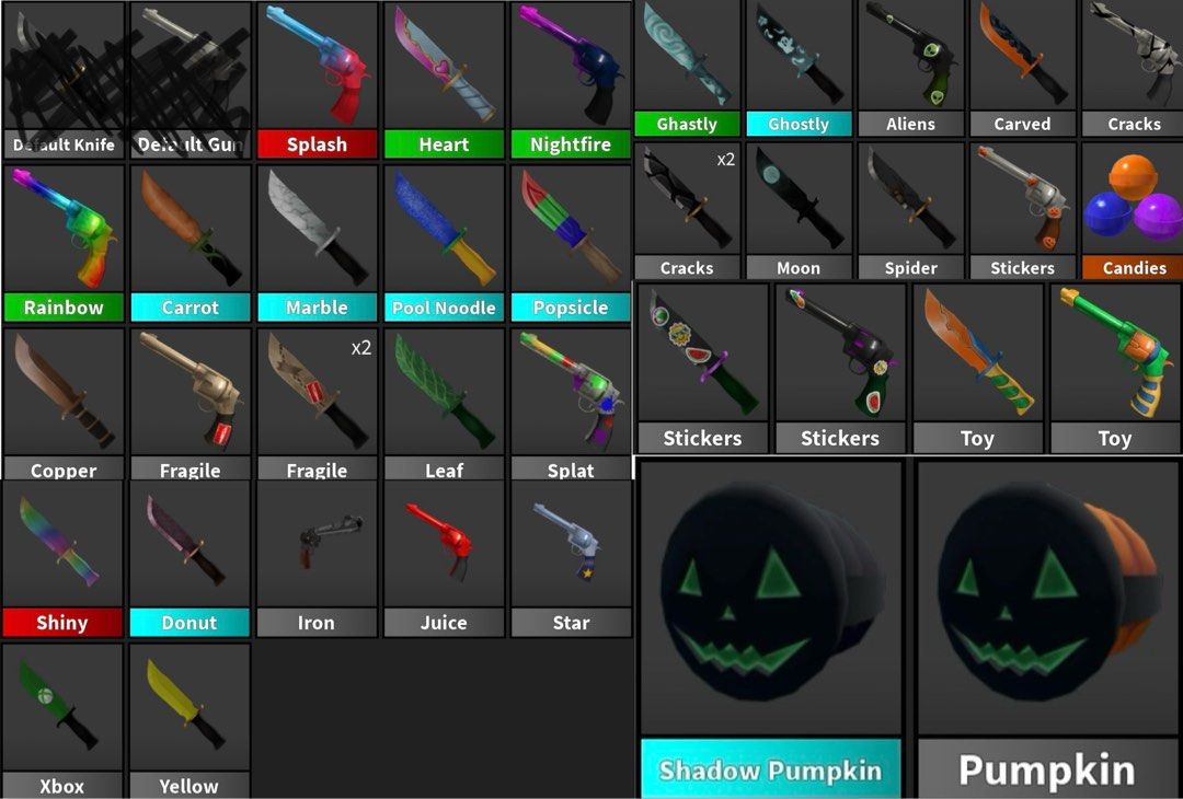 MM2 Cheap Bundle/Take all! (AKA My whole inventory), Video Gaming ...