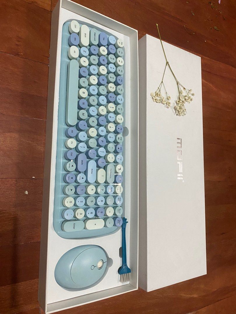 Mofii Candy XR Blue Keyboard + Mouse [Complete Inclusions], Computers & Tech, Parts ...