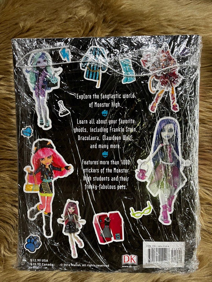 Monster High Ultimate Sticker Collection Book, Hobbies & Toys, Books ...